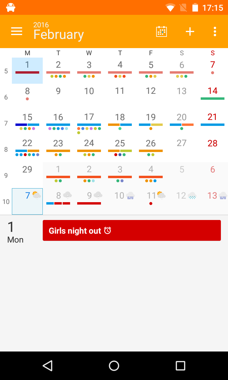 Calendar views: Month view – DigiCal Help Center